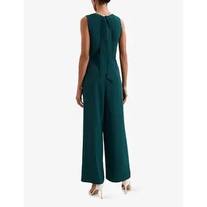 PHASE EIGHT Monique Cowl-neck Woven Jumpsuit