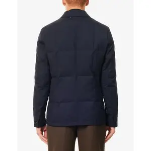 Paul Smith Padded Single-breasted Wool Jacket - Navy
