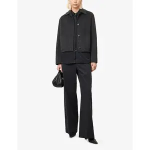 Vince Wool And Cashmere-blend Short Jacket