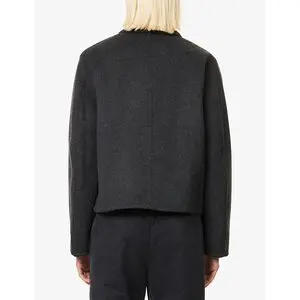 Vince Wool And Cashmere-blend Short Jacket
