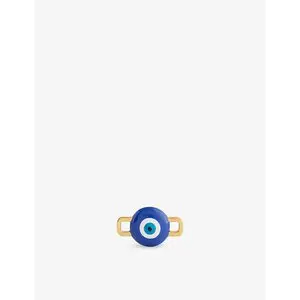 POUBEL Evil Eye Charm - Gold Blue