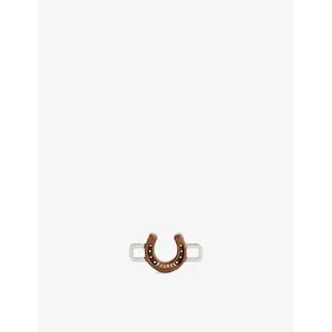POUBEL Horseshoe Charm - Silver Brown