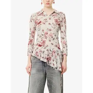 Acne Studios Floral Woven Shirt