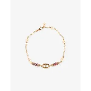 Valentino Garavani Ovalette Bracelet - Oro/lightgold/lightrose