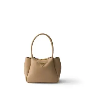 Prada Small Leather Handbag - Neutral
