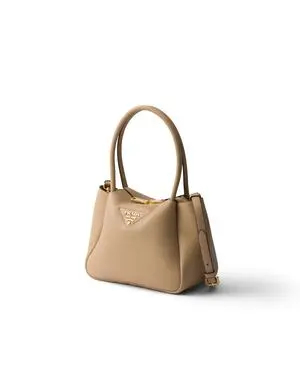 Prada Small Leather Handbag - Neutral