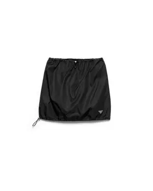 Prada Re-nylon Miniskirt - Black