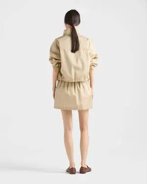 Prada Re-nylon Miniskirt - Desert Beige