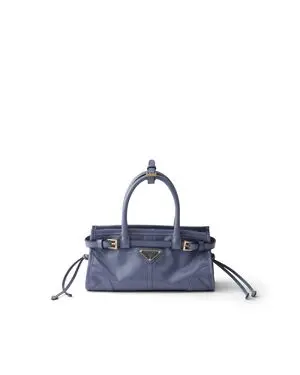 Prada Leather Mini Handbag - Blue