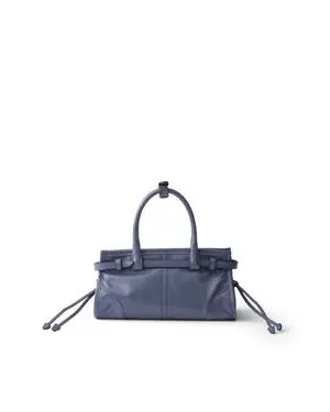 Prada Leather Mini Handbag - Blue