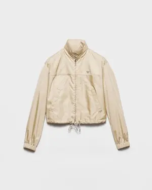 Prada Re-nylon Blouson Jacket - Desert Beige