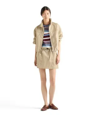 Prada Re-nylon Blouson Jacket - Neutral