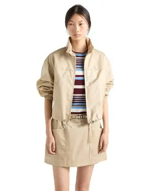 Prada Re-nylon Blouson Jacket - Neutral