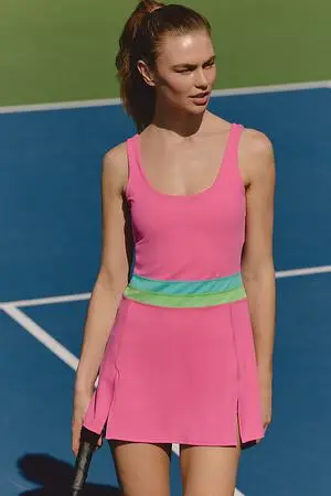 Beach Riot Remi Tennis Dress - Pink Pattern