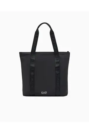 EA7 Technical Fabric Shopper Bag With Logo Tape