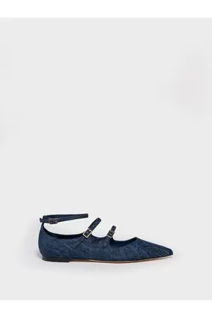 Marion Parke Francine Denim Flats