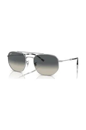 Ray-ban Irregular Metal Sunglasses - Grey