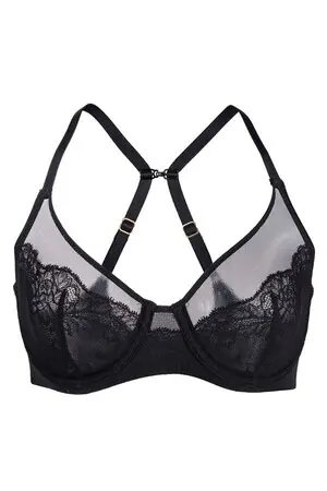 Natori Radiance Convertible Unlined Underwire Bra - Black