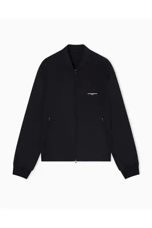 Emporio Armani Nylon Blouson With Logo