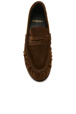 Saint Laurent Le Loafer Supple Mocassin - Dark Havana