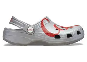 Crocs Silver Tone Shoes For Men