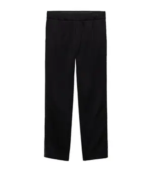 Prada Cotton And Re-nylon Straight Trousers