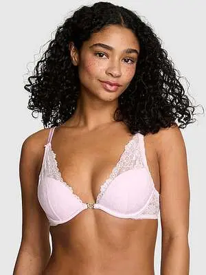Pink Wink Wink™ Lightly Lined Plunge Bra - Pink