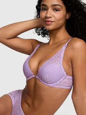 Pink Wink Wink™ Lightly Lined Plunge Bra - Purple