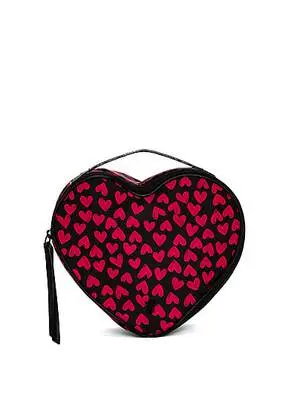 Victoria's Secret Heart Train Case Bag - Print
