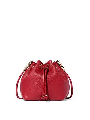 Victoria's Secret Mini Bucket Crossbody Bag - Red
