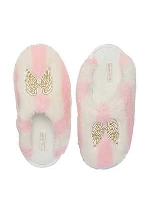 Victoria's Secret Luxe Plush Closed-toe Slippers - Print