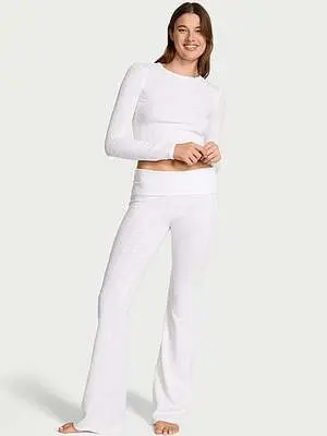 Long Sleeve Pointelle Sleepwear