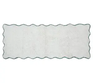 VCNY HOME Scallop Cotton Bath Runner, 24' X 60 - One-color