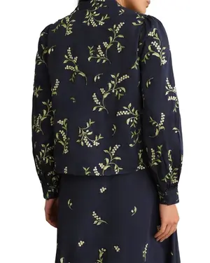 HOBBS LONDON Annie Floral Embroidered Top