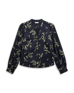 HOBBS LONDON Annie Floral Embroidered Top