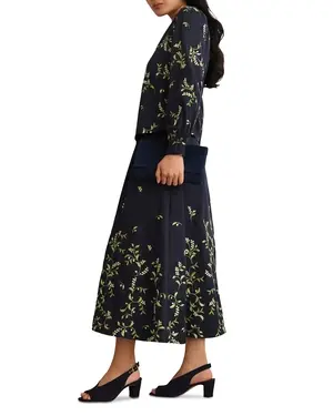 HOBBS LONDON Annie A-line Midi Skirt