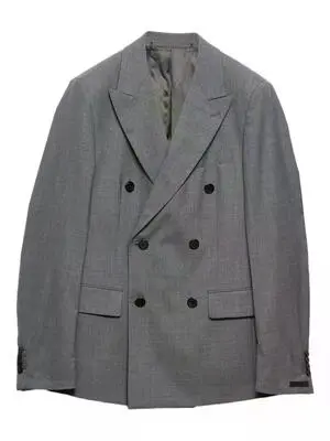 Prada Double-breasted Peak-lapels Blazer