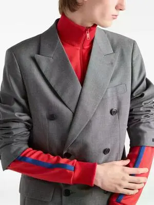 Prada Double-breasted Peak-lapels Blazer