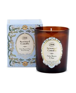 SABON Cotton Flowers & Sage Candle, 180gr - Blue