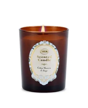 SABON Cotton Flowers & Sage Candle, 180gr - Blue