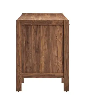 MODWAY Capri 58" Wood Grain Office Desk