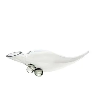 MBARE Horn Wine Decanter 25 Oz/750ml - Clear