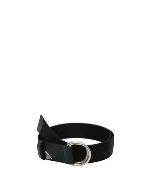 Prada Woven Re-nylon Belt - Black