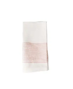 CREATIVE WOMEN Riviera Cotton Napkins, Set Of 4 - Blush