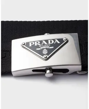 Prada Woven Re-nylon Belt