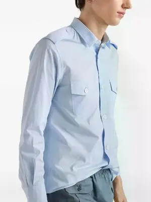 Prada Flap-pocket Cotton Shirt