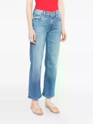 MOTHER The Mid Rise Rambler Zip Ankle Jeans