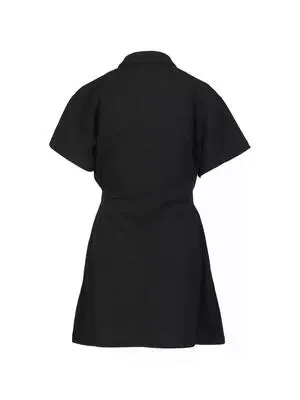 We11Done Polo-collar Mini Dress