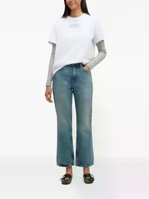 GANNI Cropped Rigid Trousers