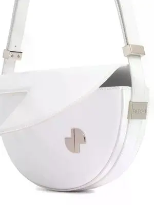 PATOU Le Petit Leather Shoulder Bag - White